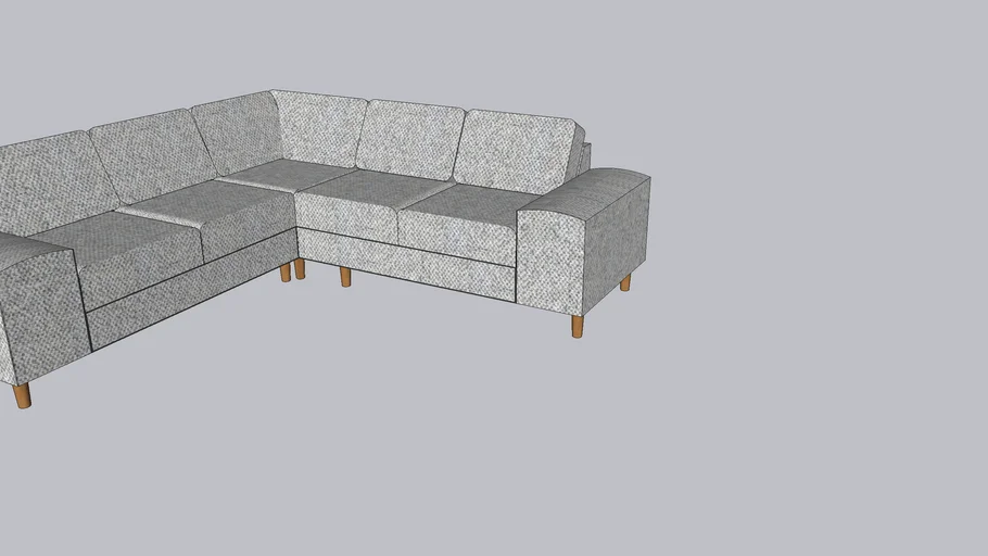 Wide Track Arm Sofa | 3D Warehouse