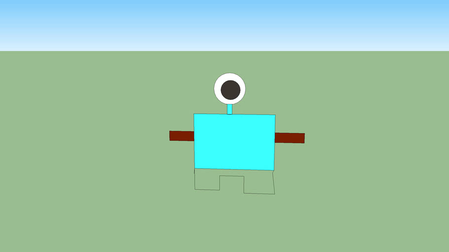 circle head man | 3D Warehouse