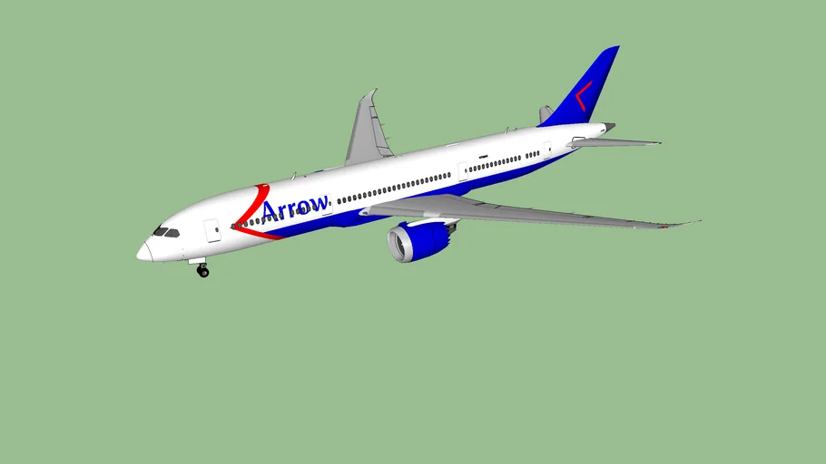 Arrow Airlines (2014 F]) - Boeing 787-9AR Dreamliner | 3D Warehouse