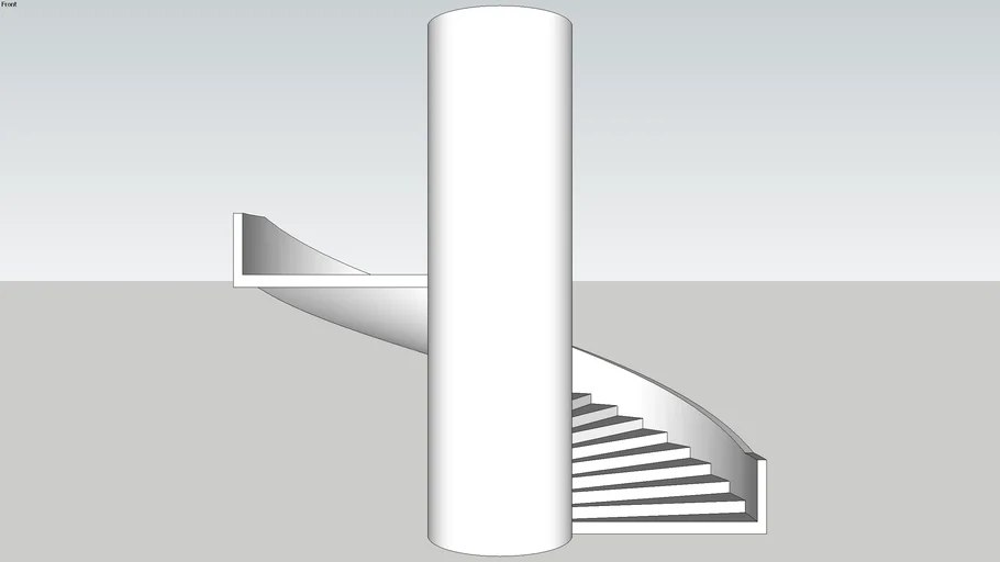 Twisted Stairs 2 | 3D Warehouse