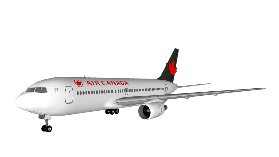 Air Canada Flight 143 Gimli Glider Boeing 767-200 | 3D Warehouse