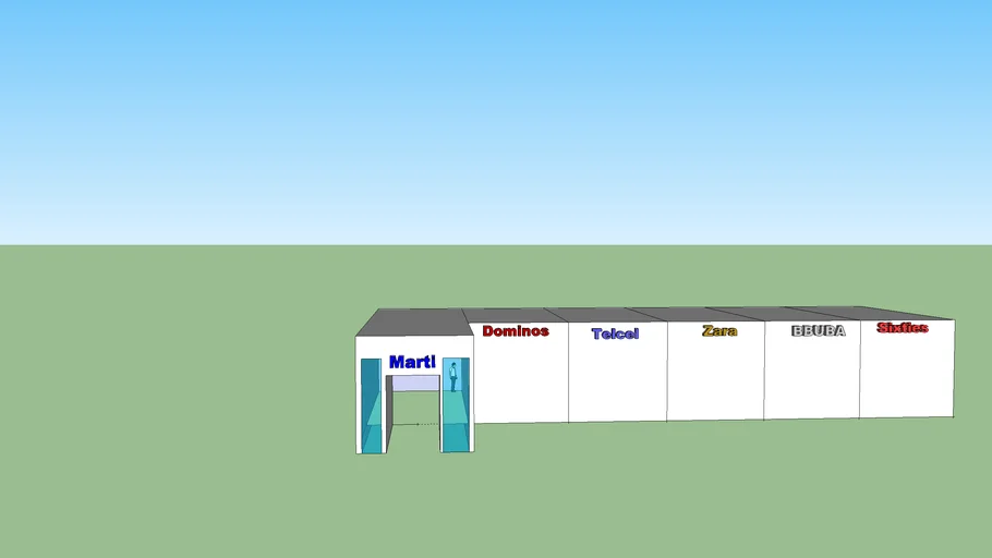 centro camercial | 3D Warehouse