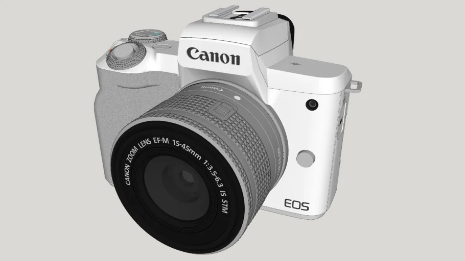 Canon M50 mk2 white | 3D Warehouse