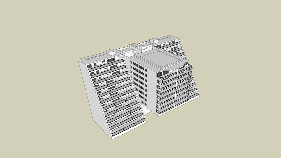 Futuristic Apartment building | 3D Warehouse