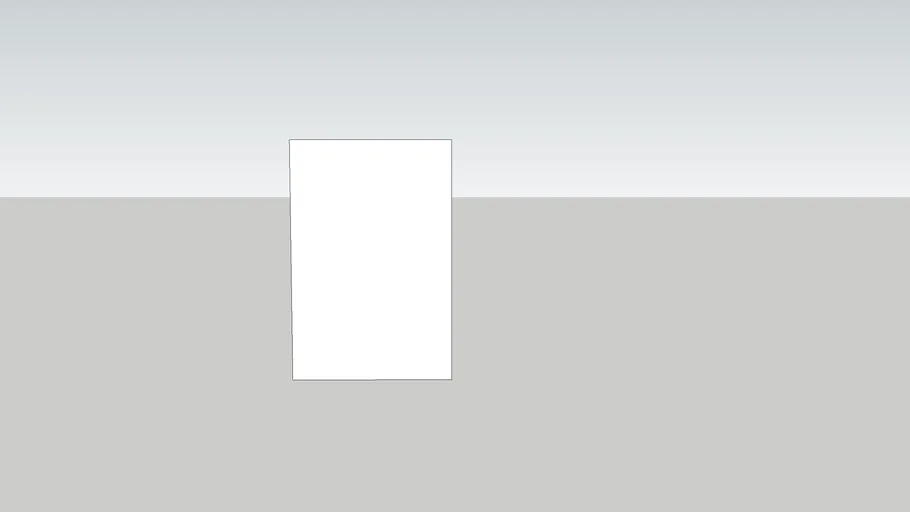 Standard Kitchen Parts - Edge - 600x18x900mm | 3D Warehouse