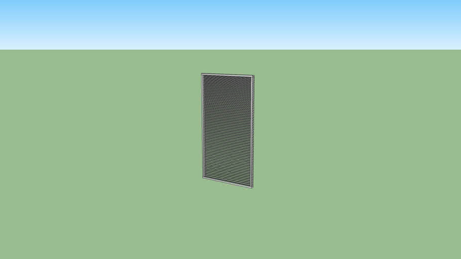 mechanical louver | 3D Warehouse