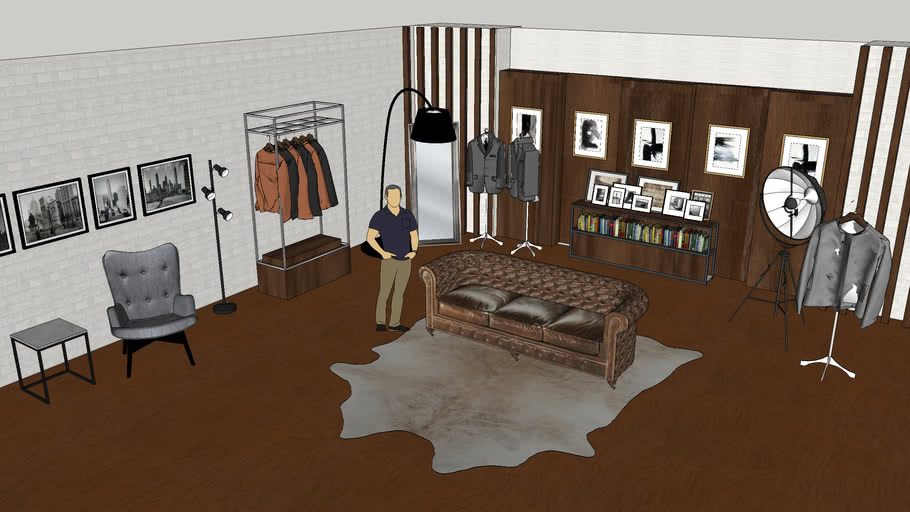 Butik Pria | 3D Warehouse