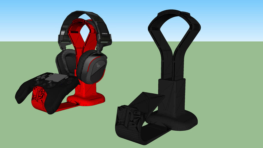PS4 CONTROLLER + HEADSET STAND | 3D Warehouse