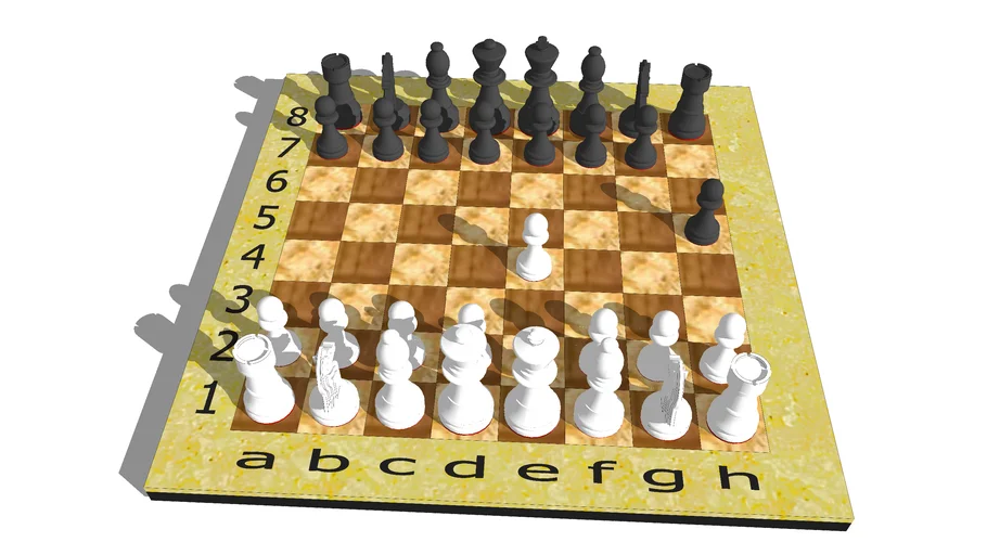 Chess - Half-open game openings | 3D Warehouse