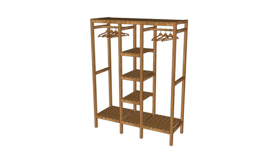 Open Wardrobe | 3D Warehouse