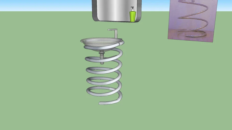 Powder Room Sink | 3D Warehouse