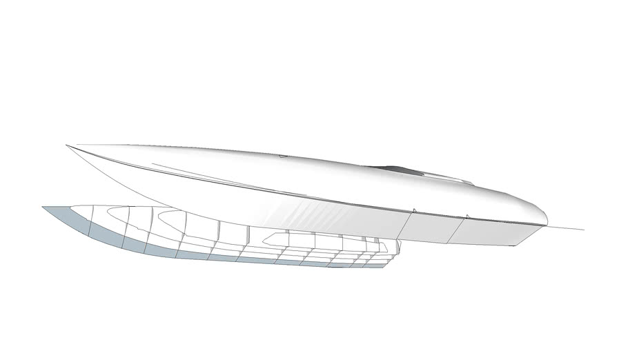 V Hull speed boat | 3D Warehouse