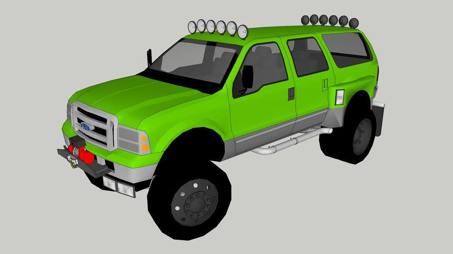 Ford Excursion Dually Off Road | 3D Warehouse