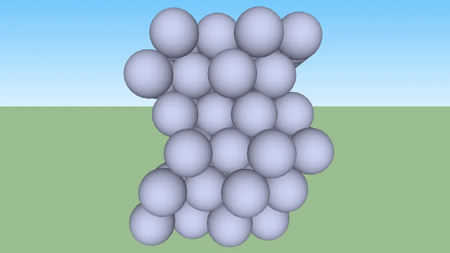 FCC lattice | 3D Warehouse