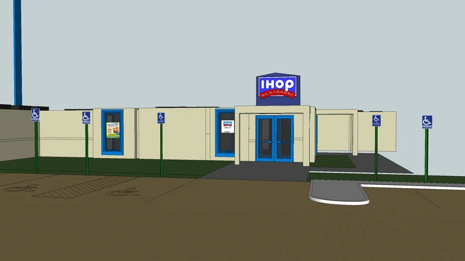 IHOP Restaurant-Furnished | 3D Warehouse