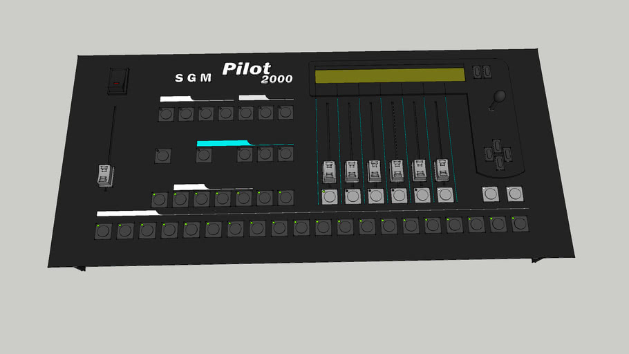 SGM Pilot 2000 universal dmx light controller | 3D Warehouse