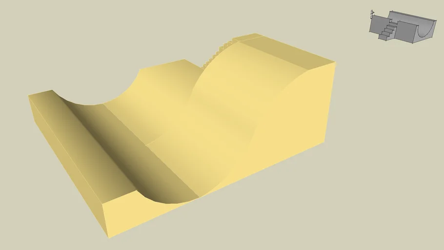 Halfpipe/Roll-in | 3D Warehouse