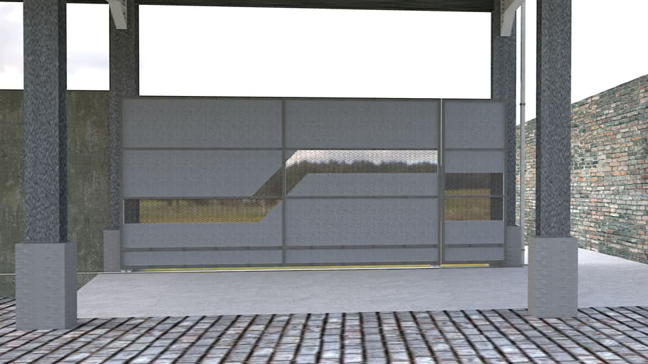 Sliding gate | 3D Warehouse