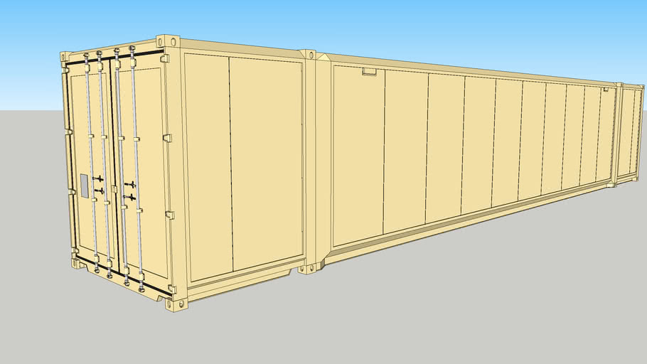 Reefer ver.B - 53ft High Cube Container | 3D Warehouse