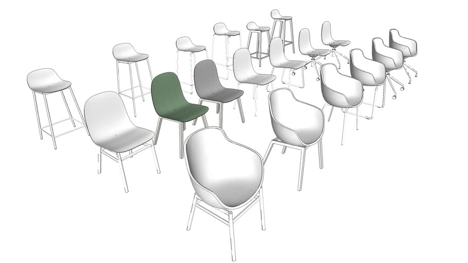 JAC SIDE CHAIR _ zenith | 3D Warehouse
