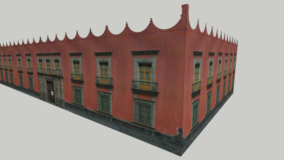 Edificio en la esquina de Moneda y Lic. Verdad del Centro Historico | 3D Warehouse