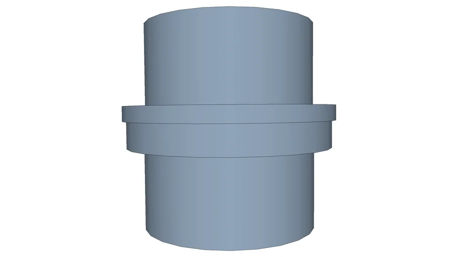 PVC union 40 mm cement | 3D Warehouse