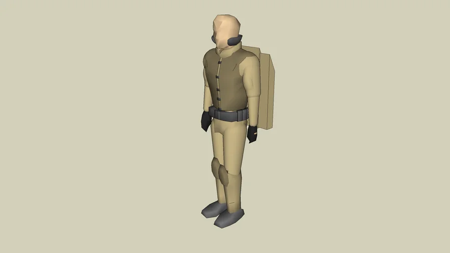 UGA - Jetpack Trooper | 3D Warehouse