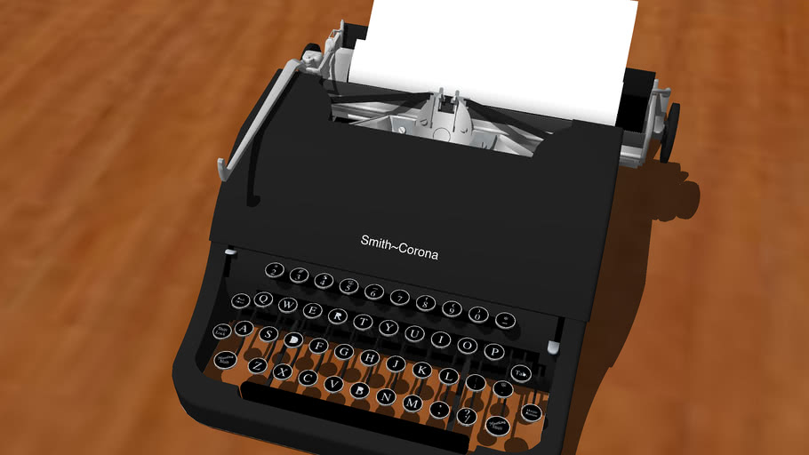 Typewriter | 3D Warehouse