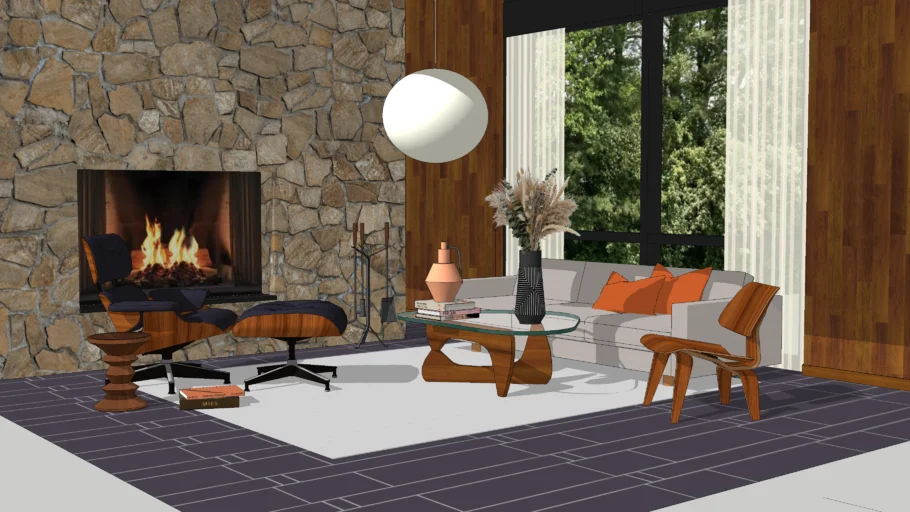 Herman Miller Living Room | 3D Warehouse