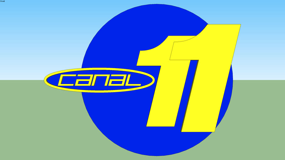 Canal 11 CR logo (2004-2007) | 3D Warehouse
