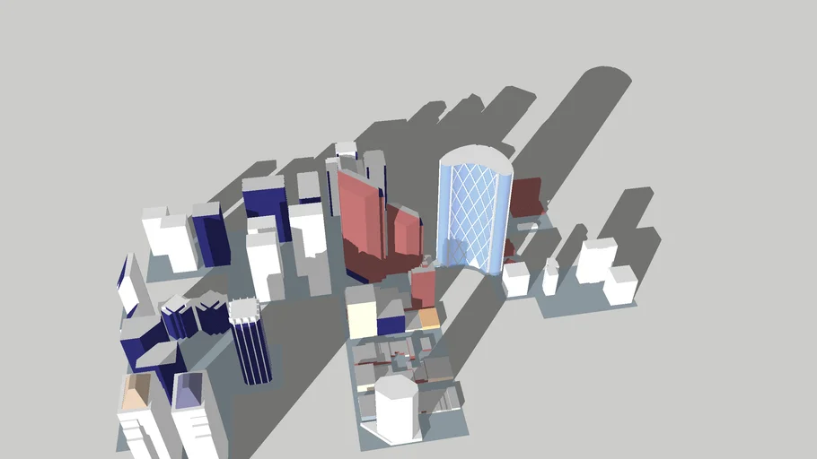 Calgary City Core. | 3D Warehouse