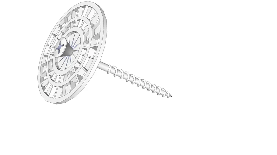 EIFS Washer and fastener | 3D Warehouse