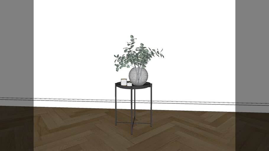 sidetable_decoration | 3D Warehouse