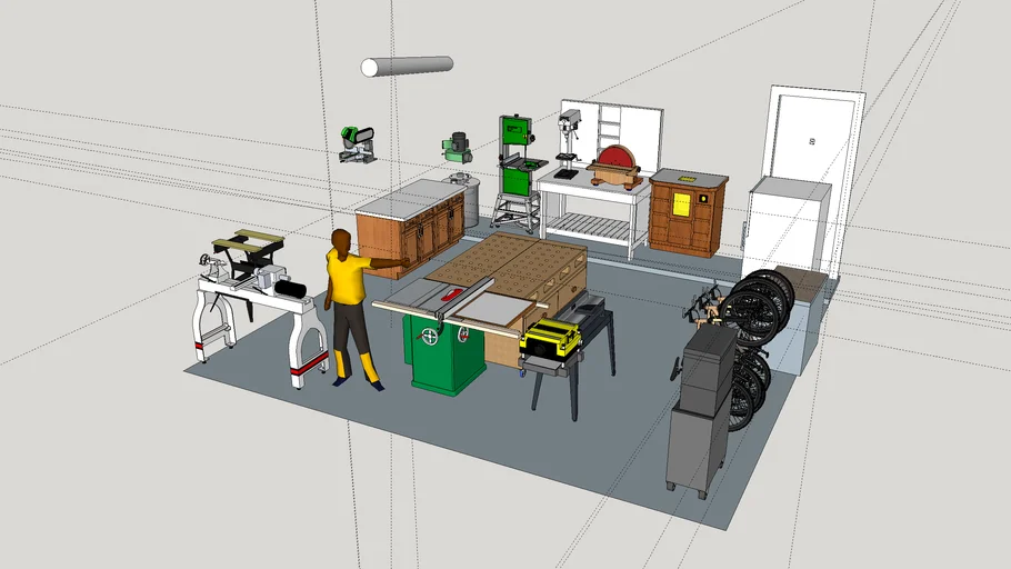 garage layout | 3D Warehouse