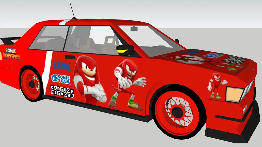 Sonic Boom Knuckles The Echidna Car | 3D Warehouse