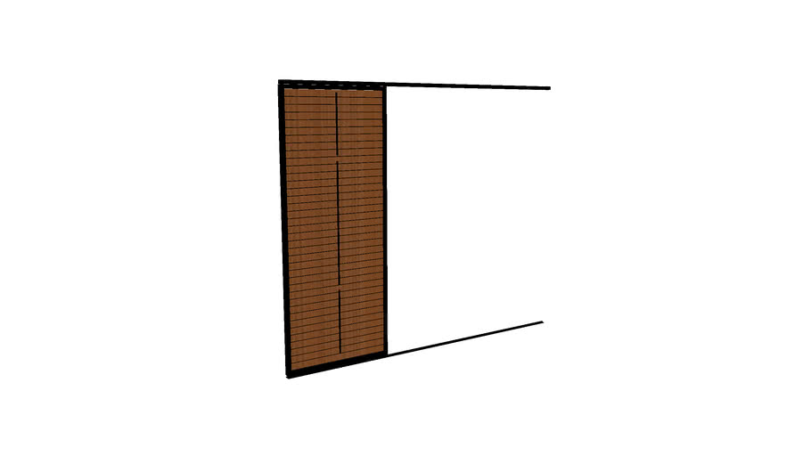Shutter sliding wall | 3D Warehouse