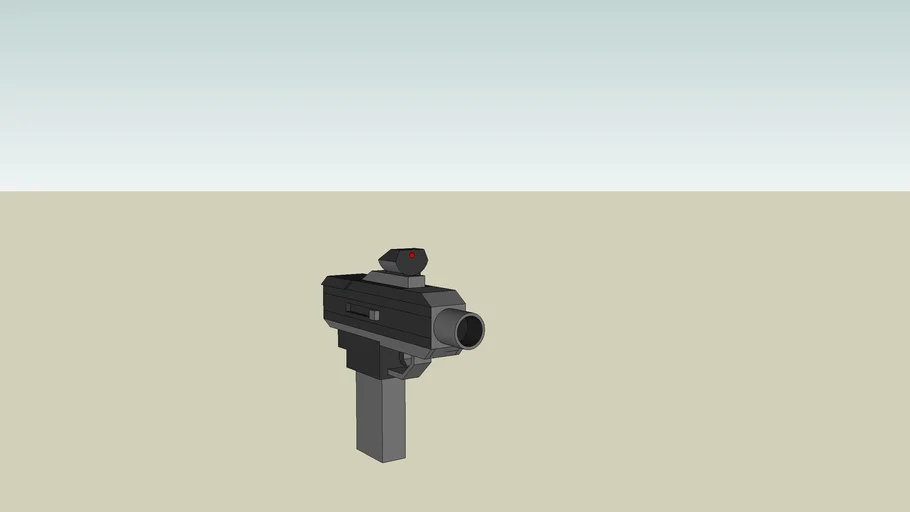 Red-dot sight uzi | 3D Warehouse