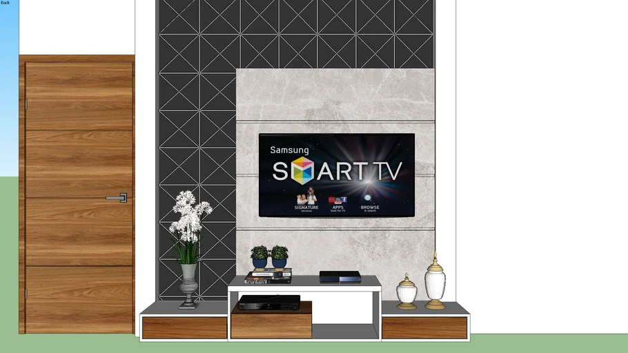 TV UNIT 02 | 3D Warehouse