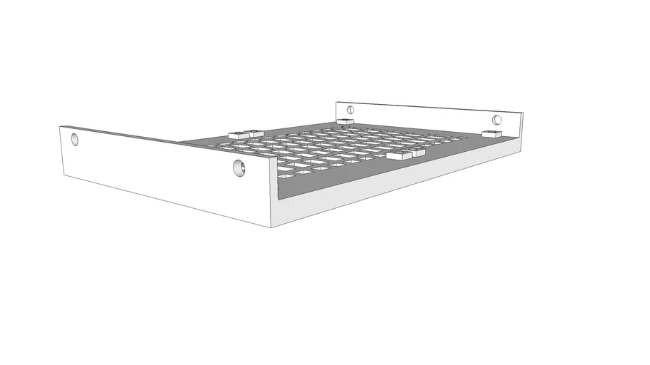 Адаптер 2.5 HDD в 5.25 Bracket 2.5 HDD to 5.25 | 3D Warehouse
