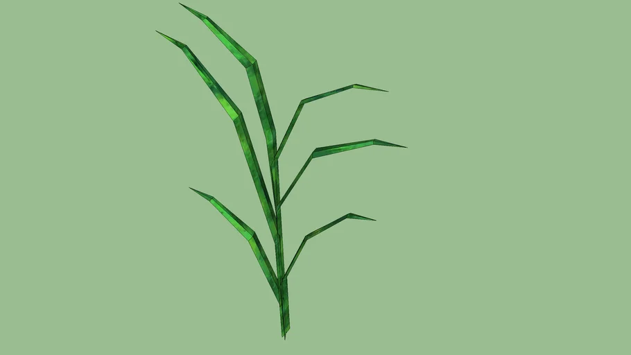 Simple Grass Stalk | 3D Warehouse