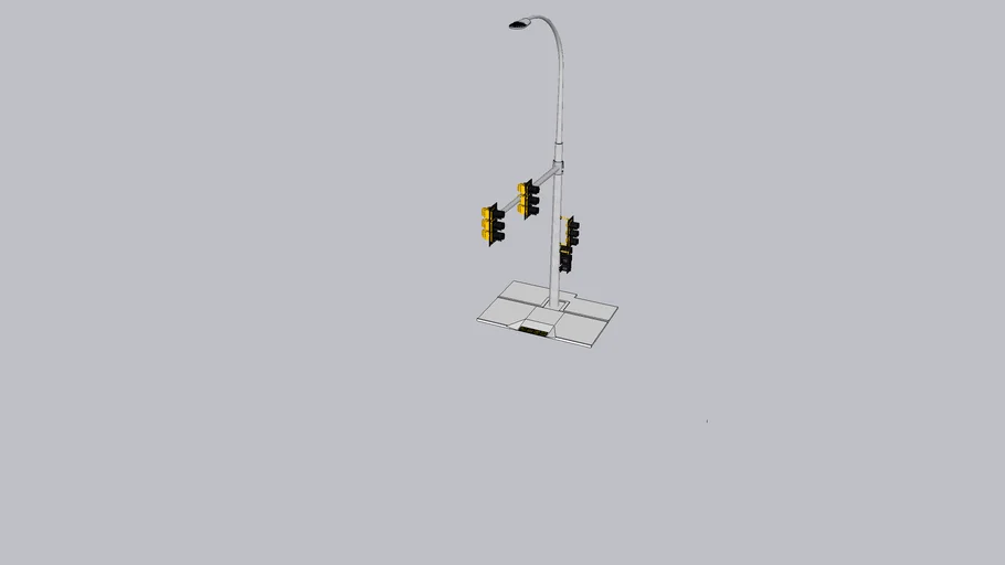 SS Traffic light with Ramp no intersection | 3D Warehouse