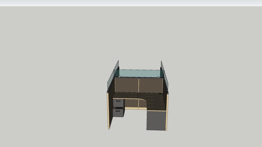Office cubicle | 3D Warehouse