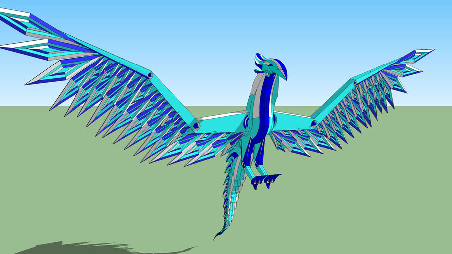 MECHA 'BLUE PHOENIX' | 3D Warehouse
