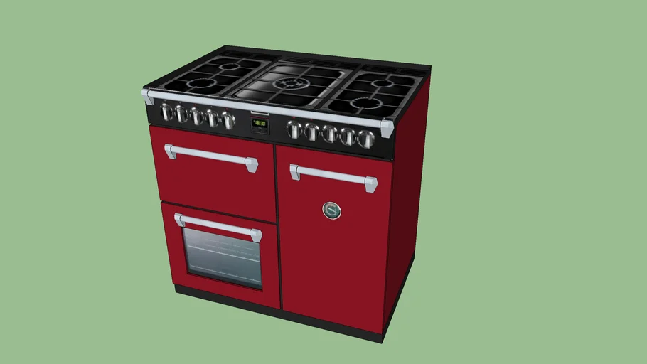 Stoves Richmond 900DFT Hot Jalapeno | 3D Warehouse