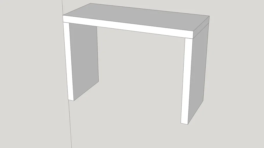 C-shaped table | 3D Warehouse