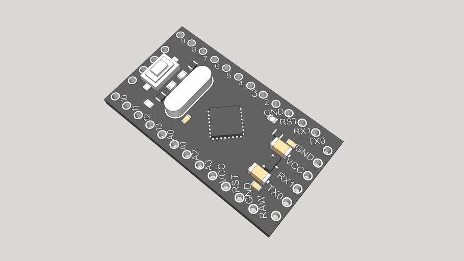 Arduino Pro Mini Clone | 3D Warehouse