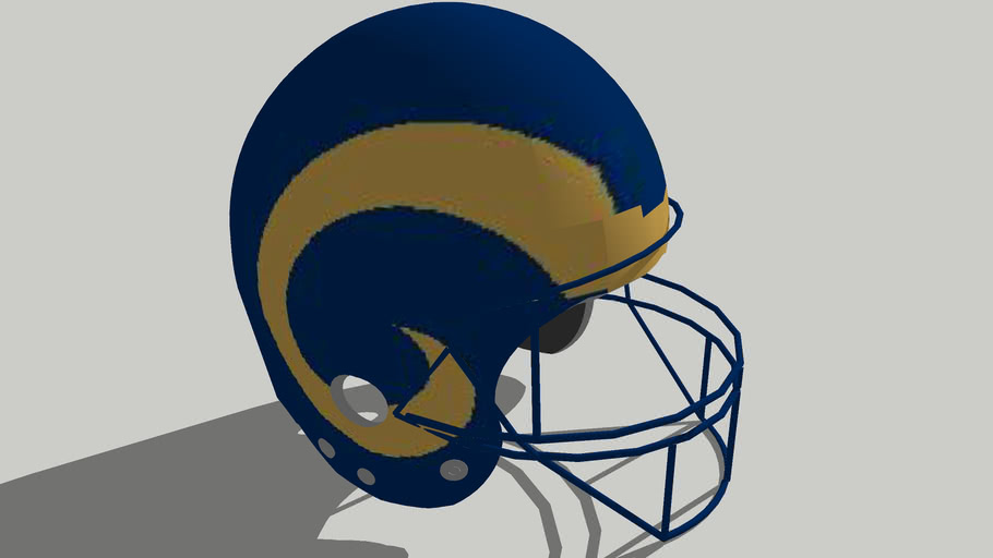 St. Louis Rams Football helmet | 3D Warehouse