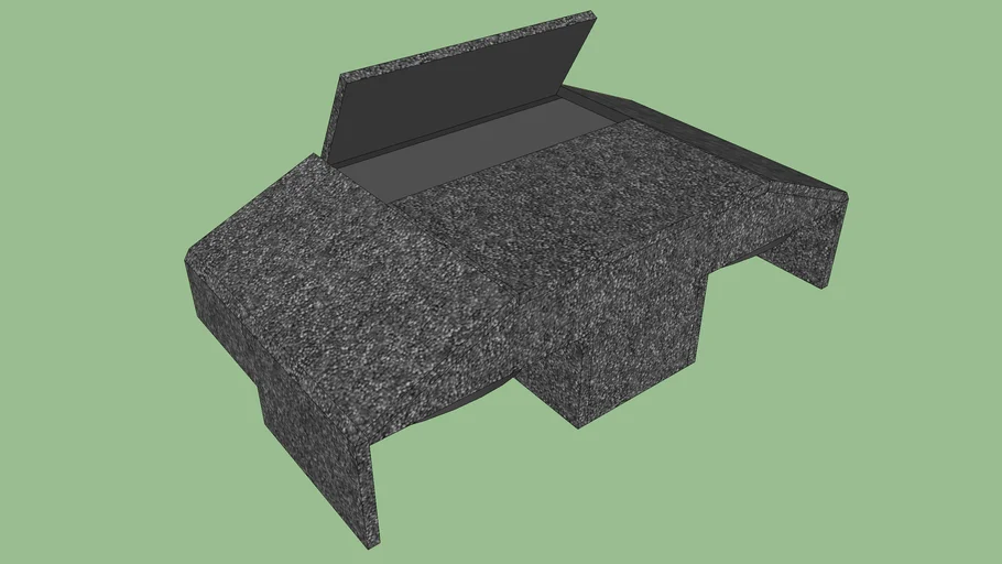 S10 Truck subwoofer box with storage | 3D Warehouse