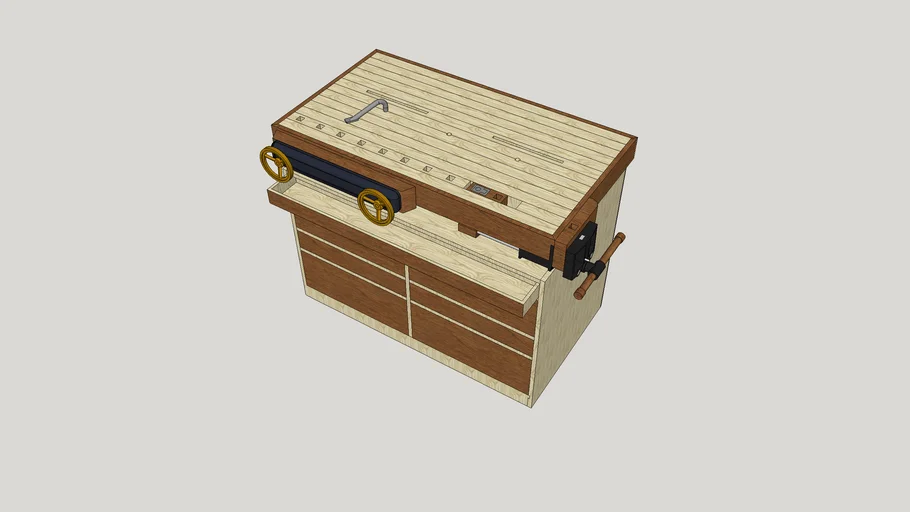 Stu's Hybrid Workbench | 3D Warehouse