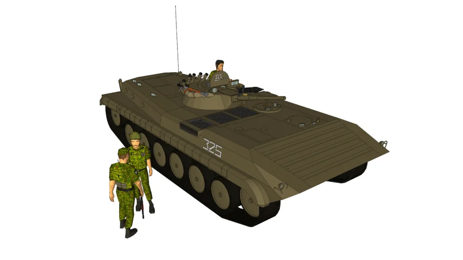 BMP-1 Russian, 1999. | 3D Warehouse